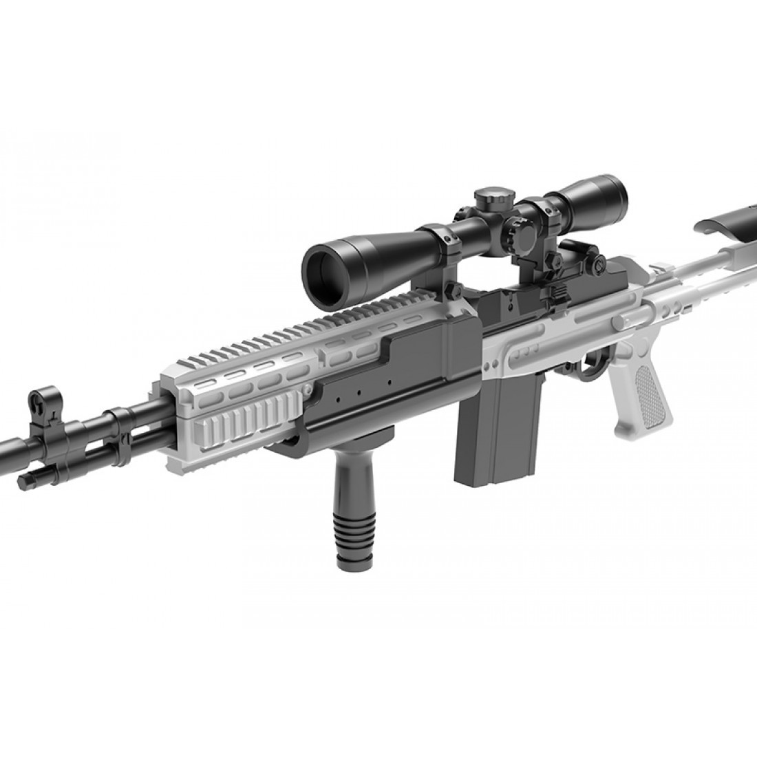 TomyTec 1/12 Military Series Little Armory LA051 Mk14Mod0 EBR Type ...