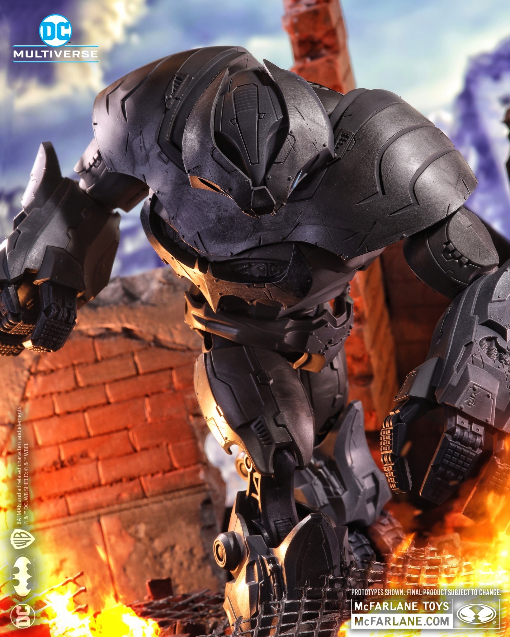 Batman: Endgame DC Multiverse Justice Buster Batman Mega Action Figure ...