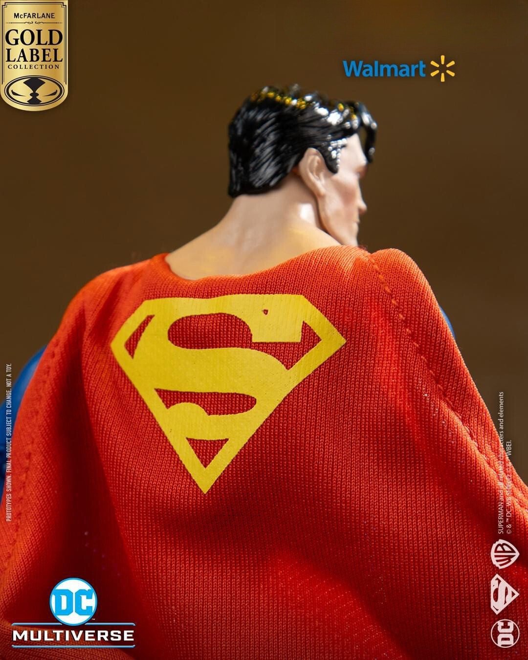 McFarlane Toys DC Multiverse Superman (Action Comics) Gold Label 7in ...