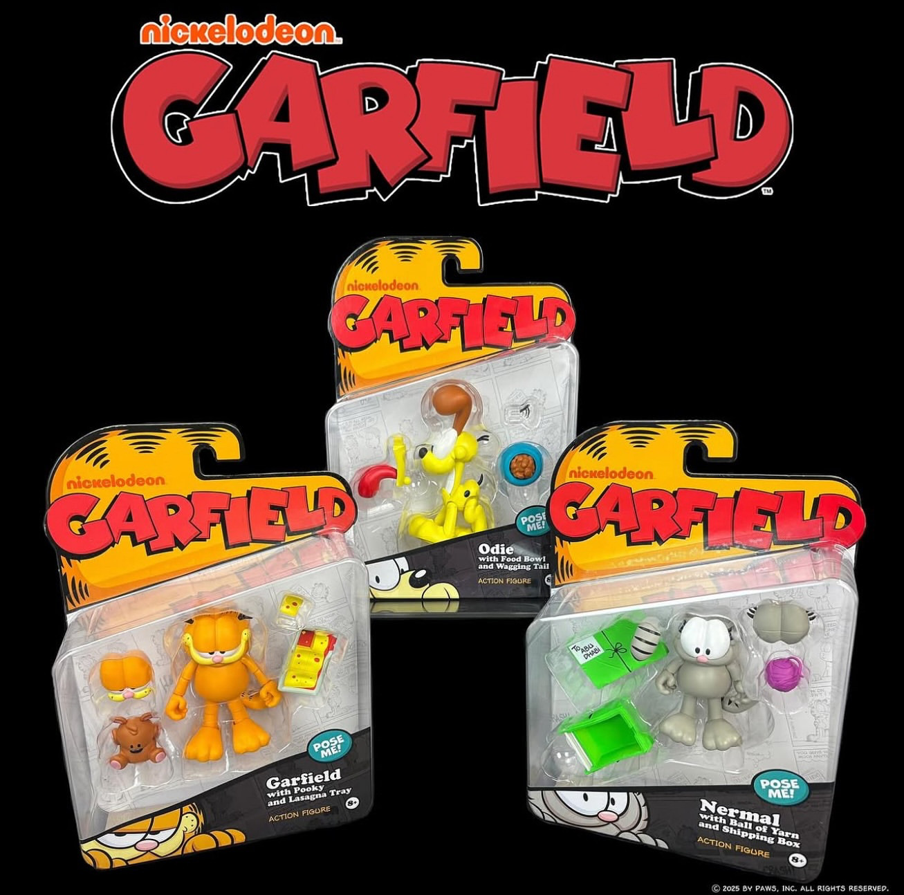 Garfield Wave 1 Nermal Action Figure | Ninja Toyz