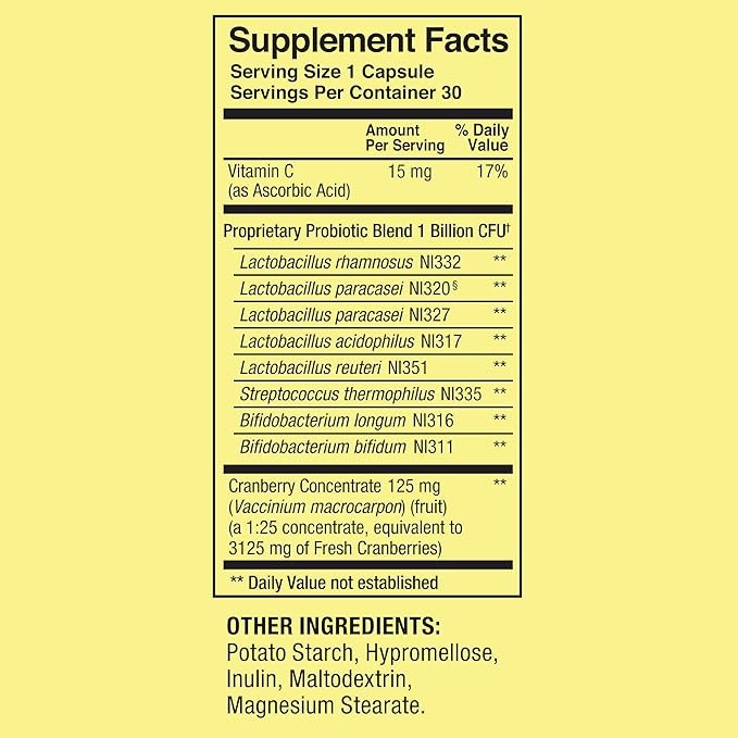Probióticos para mujeres Spring Valley 30 capsulas | Health Solutions
